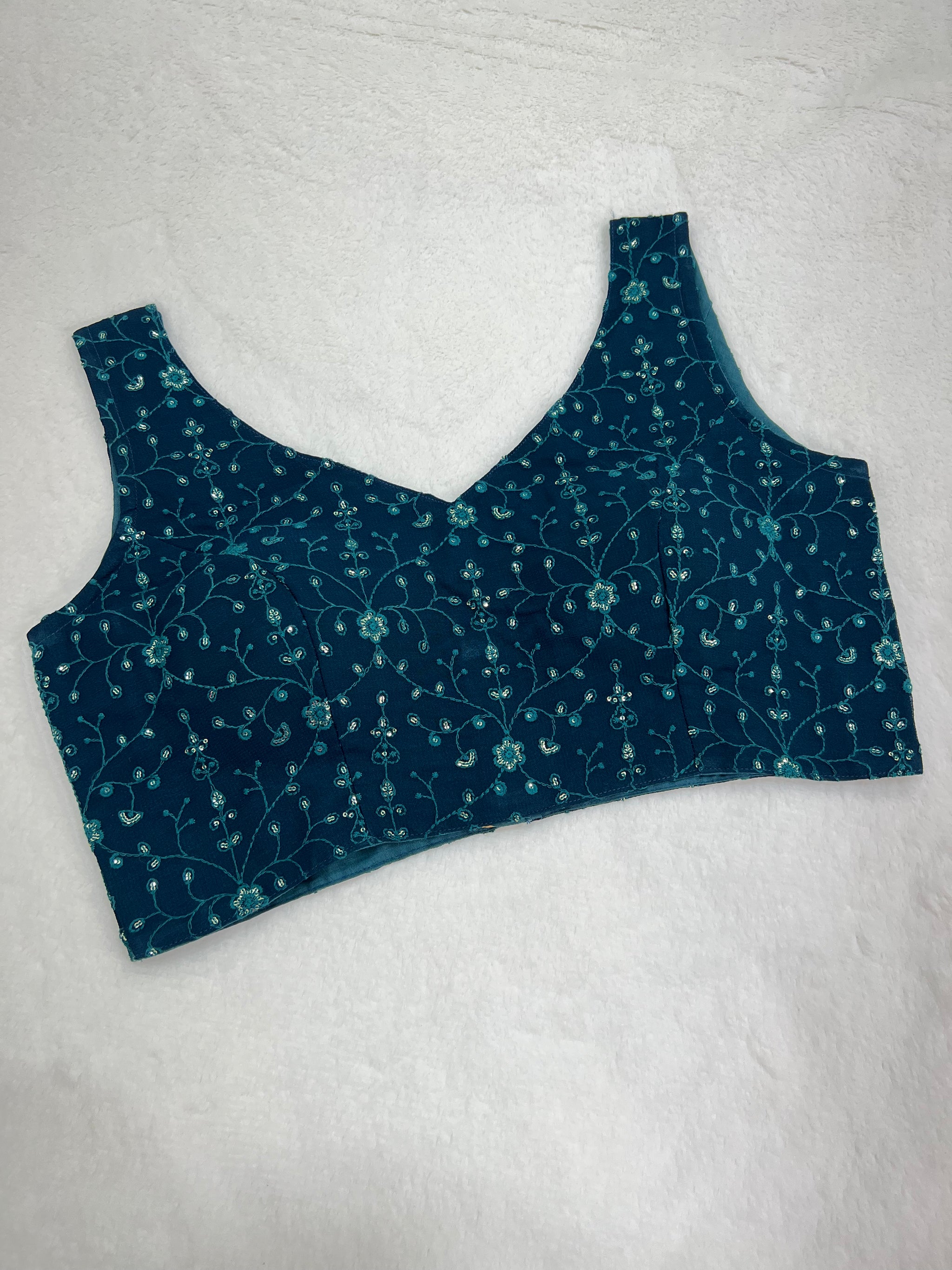 Gloaming viscose georgette Blue Blouse